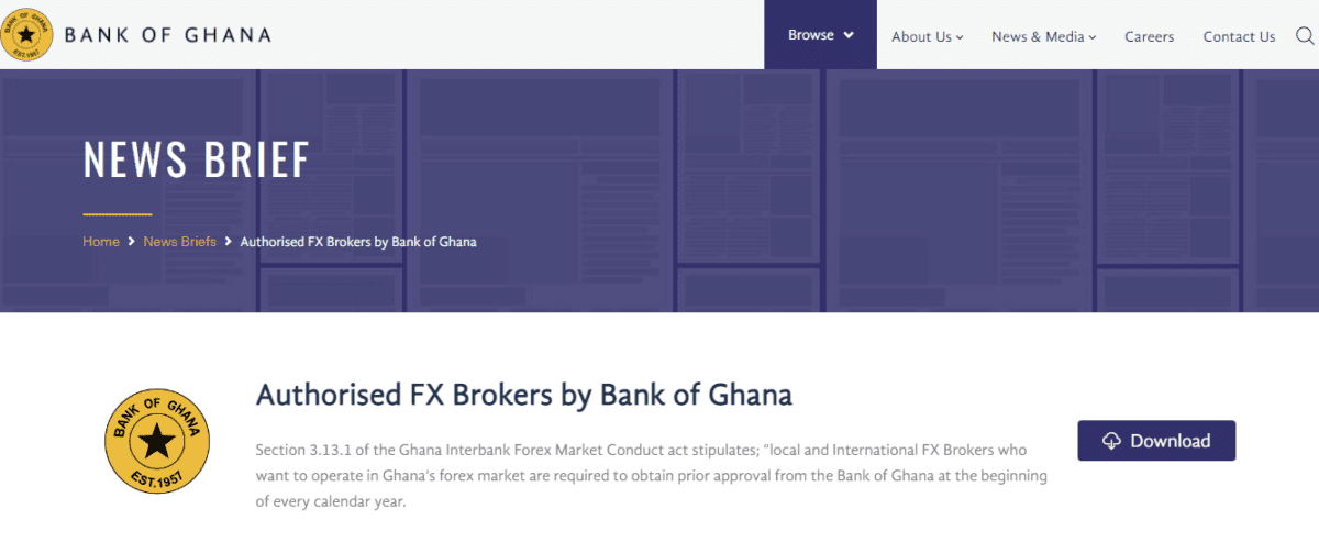 5 Best Forex Brokers Ghana [For Ghana Traders] 2025 ☑️